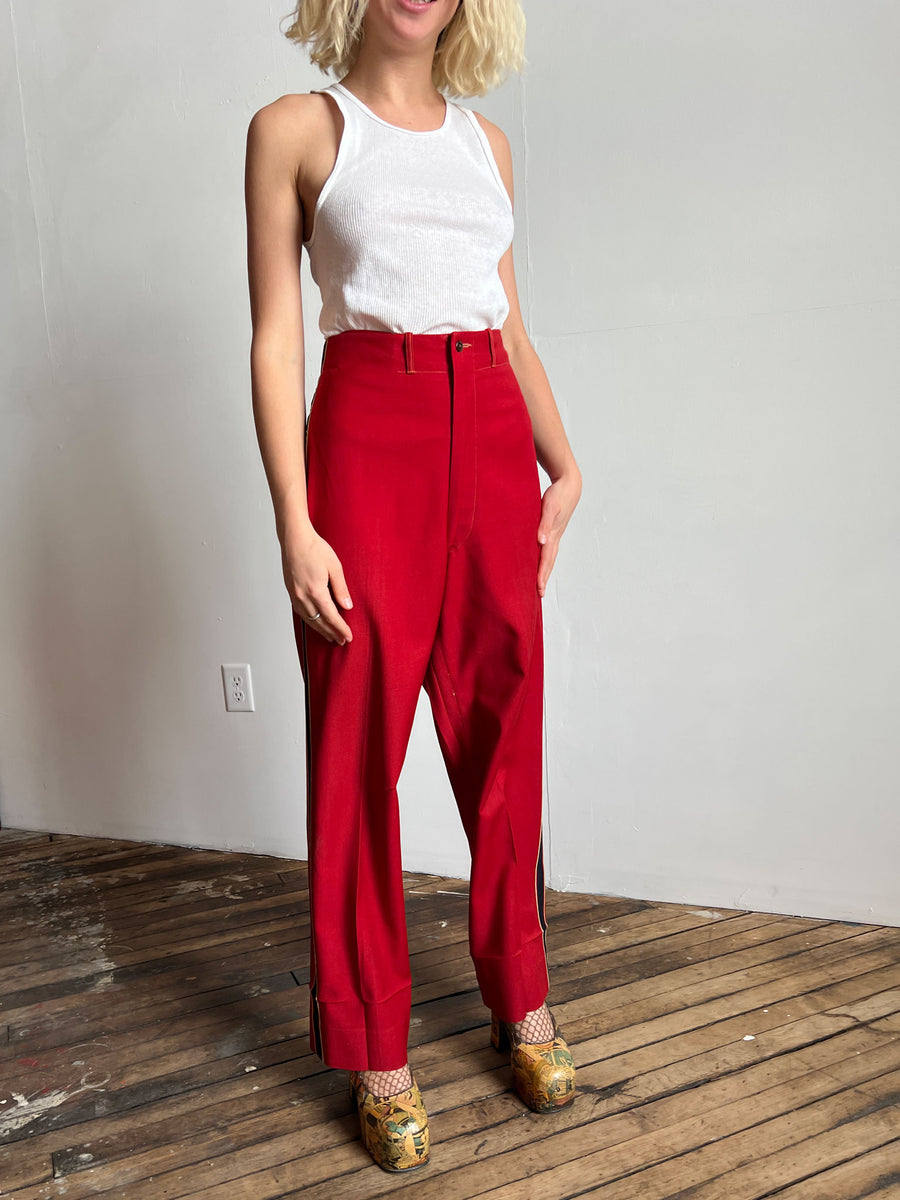 Vintage 1940's Red Wool Uniform Pants – Thief Island Vintage